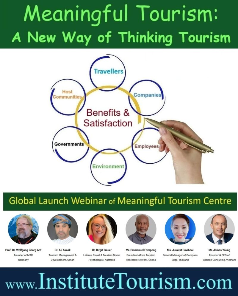 Institute of Tourism, Travel, Tourism Conferences, Webinars, Research ...